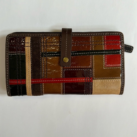 Fossil | Bags | Fossil New Patchwork Vintage Wallet | Poshmark